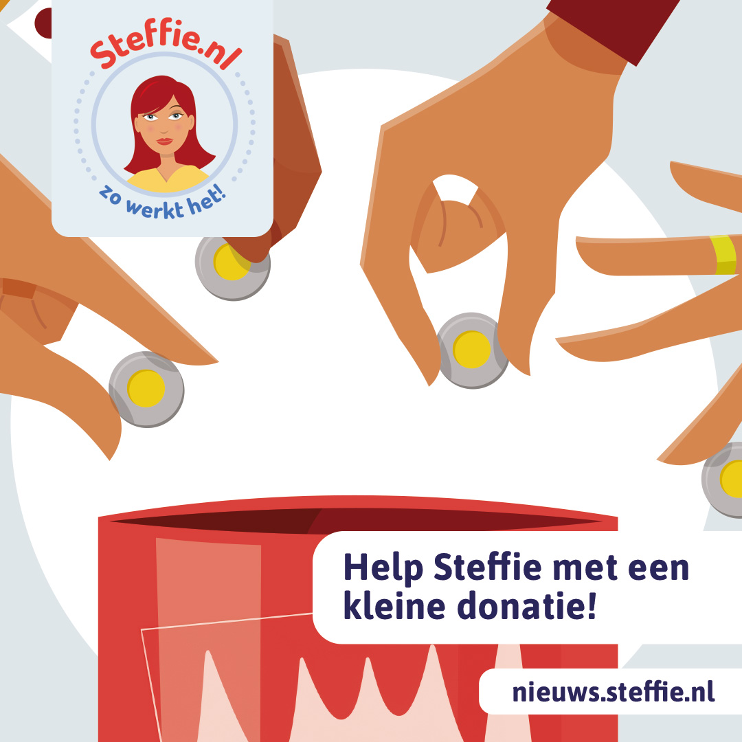 Hier kan je Steffie wat steun geven! - Steffie.nl